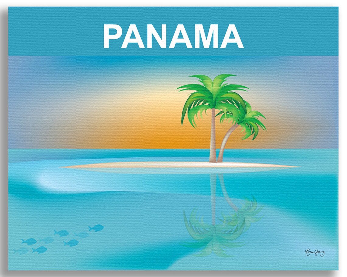 Panama Art Print, Panama Wall Art, Panama Canvas, Panama Poster, Panama ...