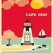 Cape Cod Art Print Cape Cod Skyline Cape Cod Wall Art MA - Etsy