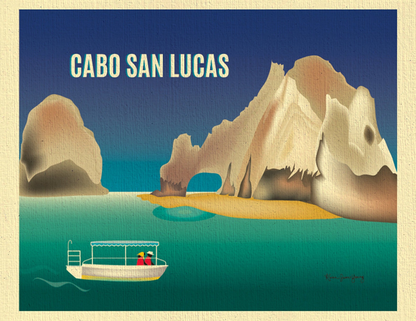 Cabo San Lucas Print Lover's Beach Cabo Mexico Art - Etsy
