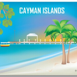 Cayman Islands Print, Cayman Islands Wall Art, Cayman Islands Travel ...