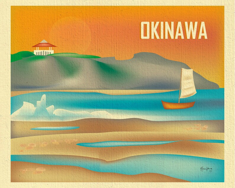 Okinawa Art Print Okinawa Wall Art Okinawa Japan Okinawa - Etsy