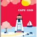 Cape Cod Art Print, Cape Cod Skyline Cape Cod Wall Art, MA Lighthouse ...