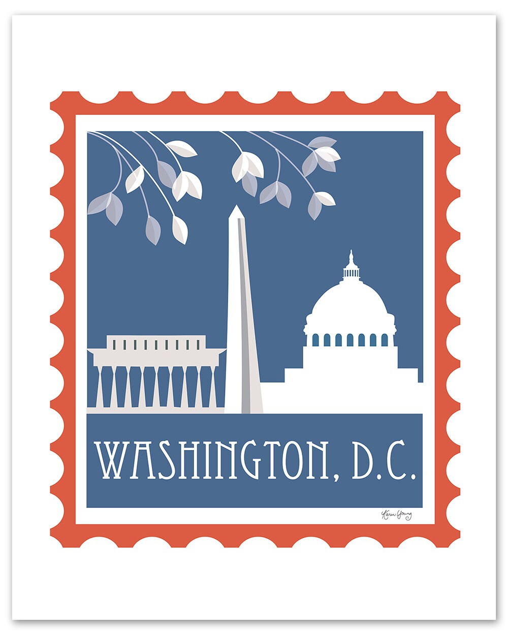 Washington DC Print, DC Map, Vertical DC, Dc Wall Decor, Dc Gift, Dc ...