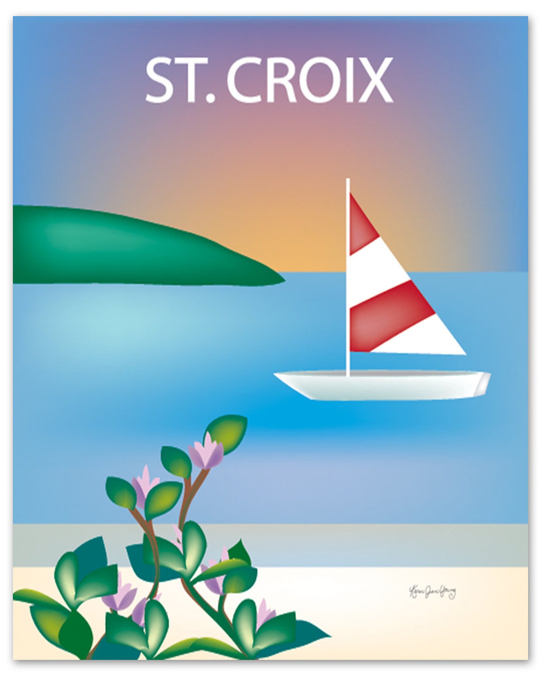 St. Croix Vertical Print, St. Croix Wall Art, St. Croix Art, St. Croix ...