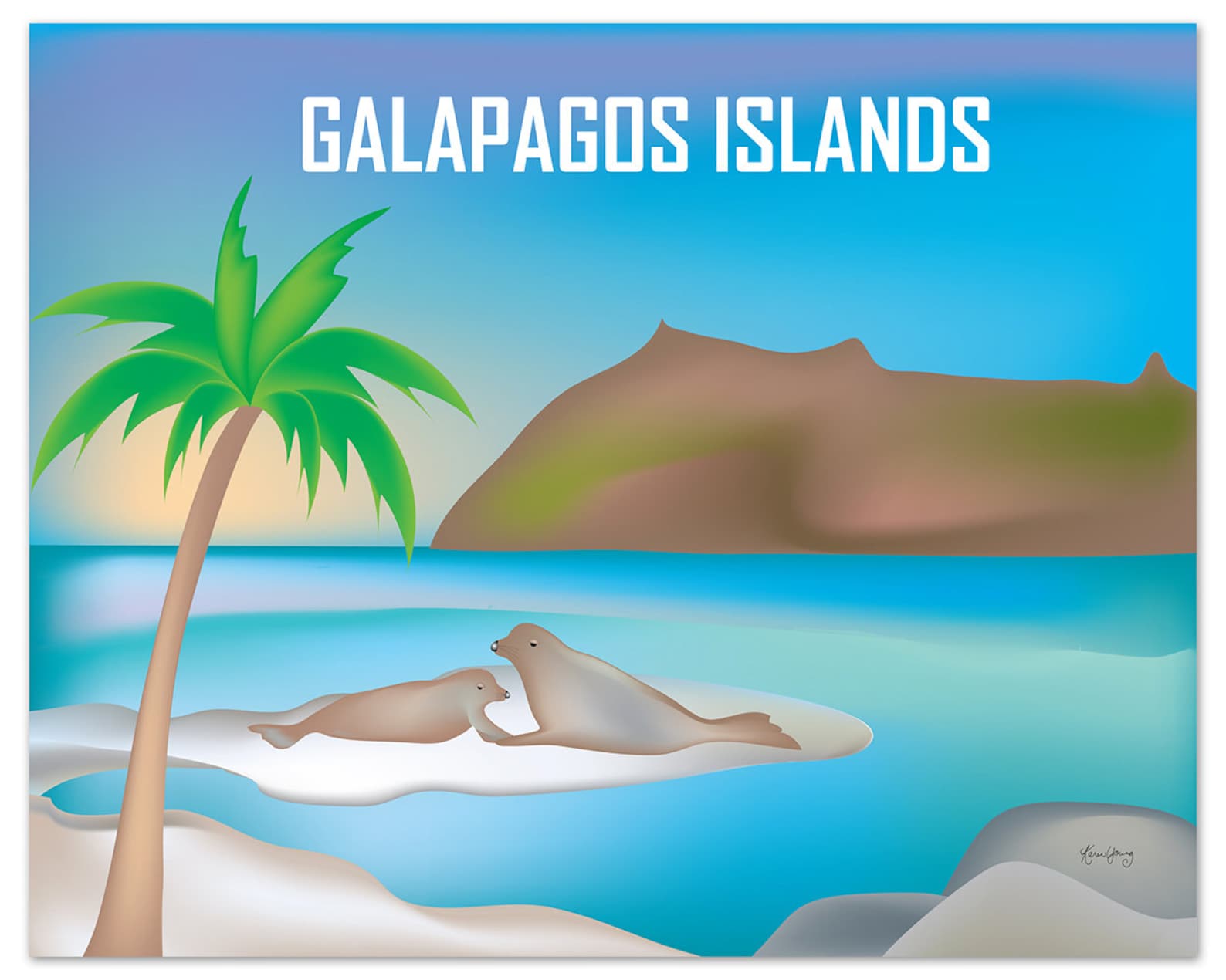 Galapagos Islands Art Galapagos Islands Wall Art Latin - Etsy