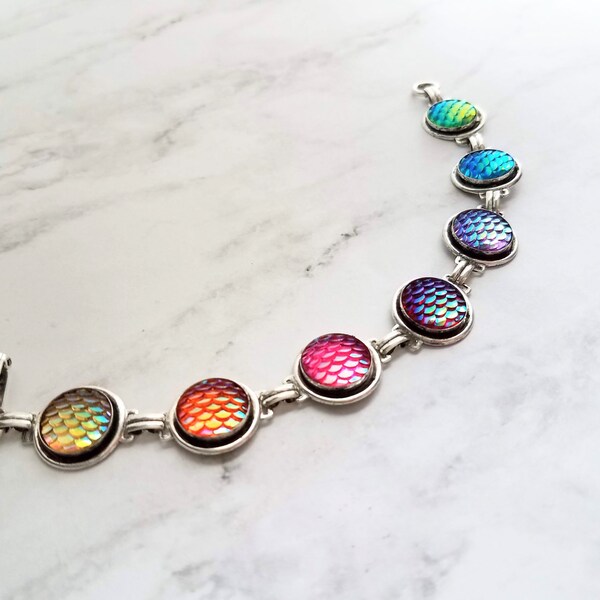 Fish Scale Bracelet - Etsy