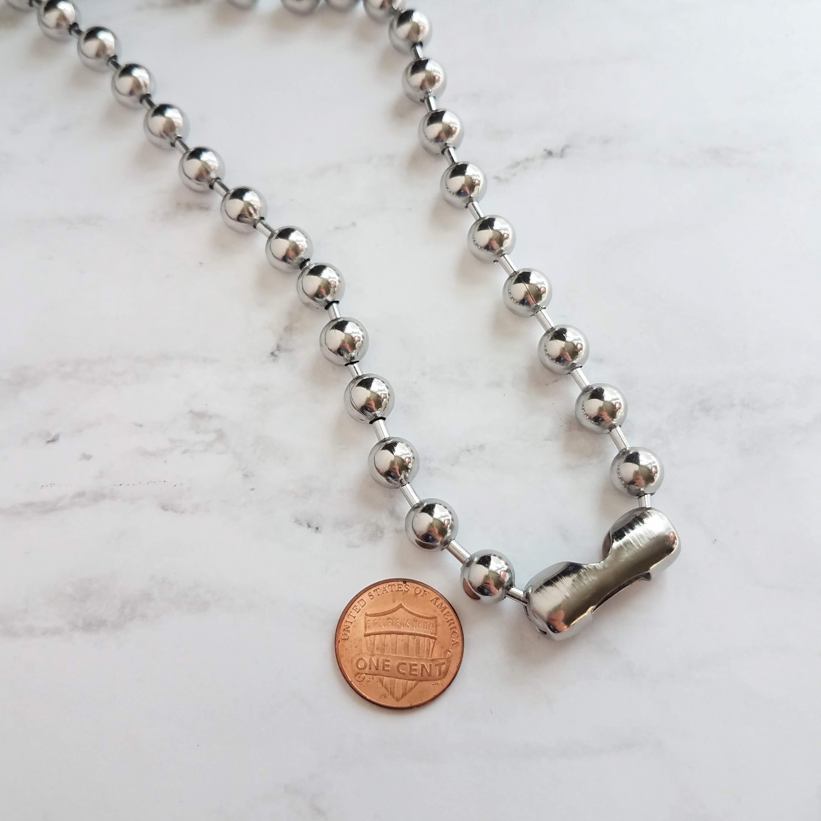 Large Ball Chain huge ball chain big silver ball chain | Etsy