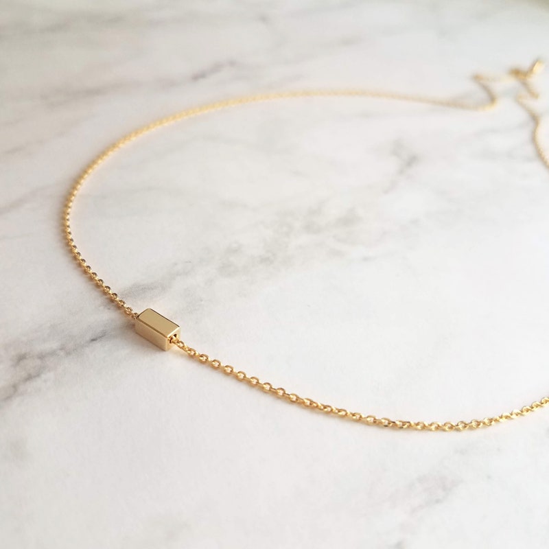 Simple Gold Necklace - Etsy