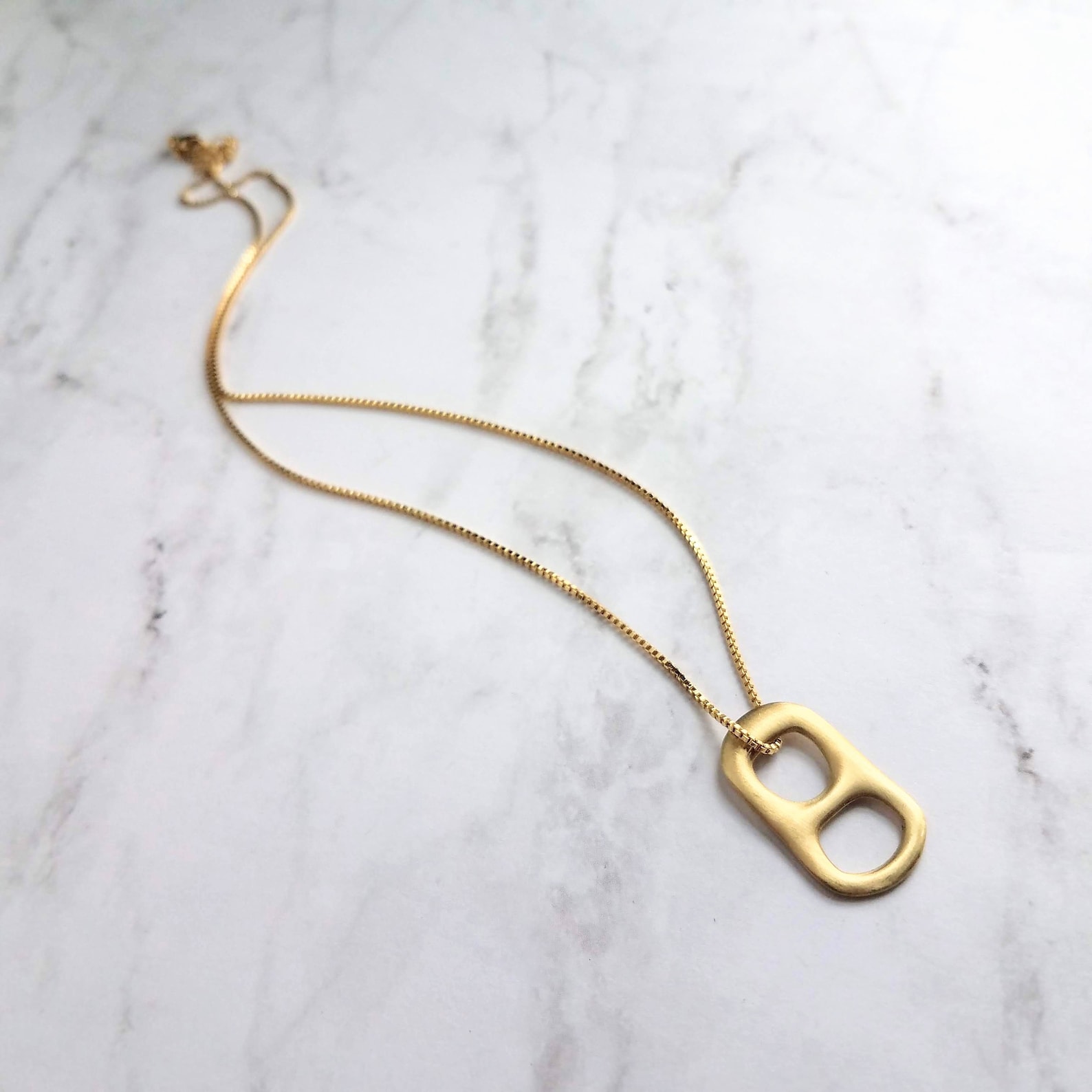 Gold Soda Pop Tab Necklace Tag Necklace Soda Pendant Pop - Etsy