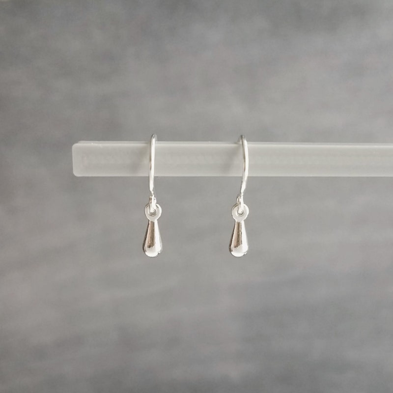 Silver Drop Earrings - Etsy