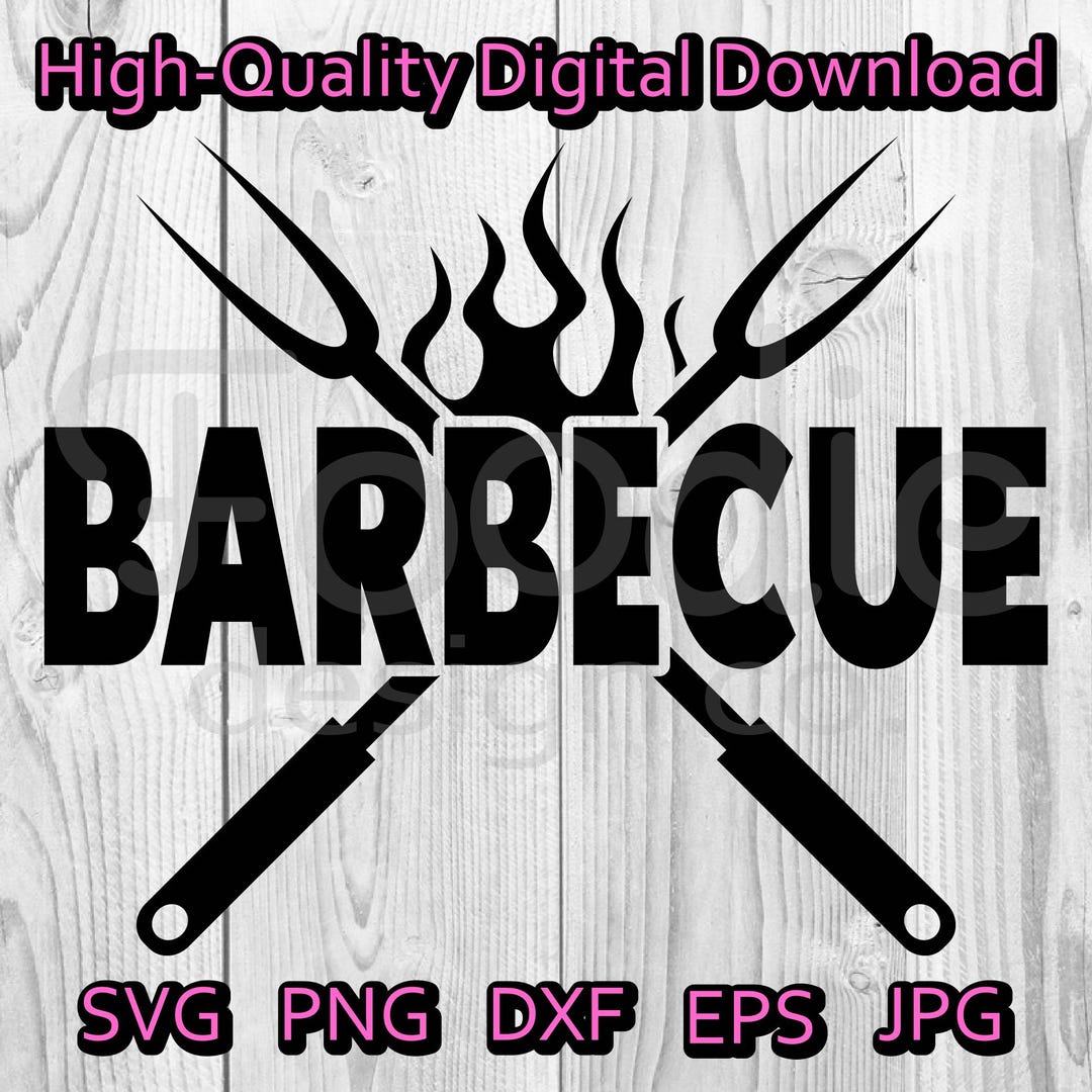Barbecue SVG Cut File Design - Etsy