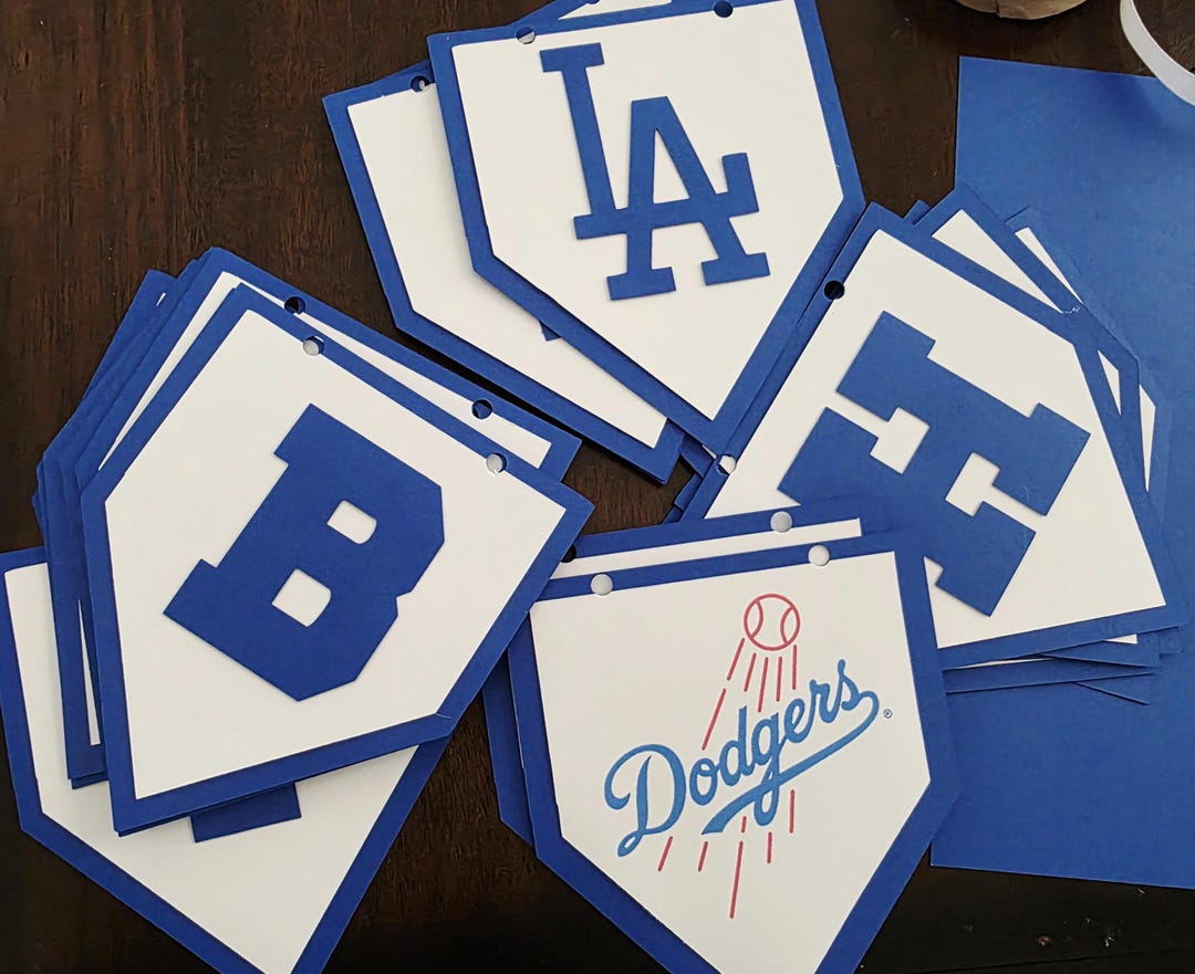 Dodgers Birthday Banners - Etsy