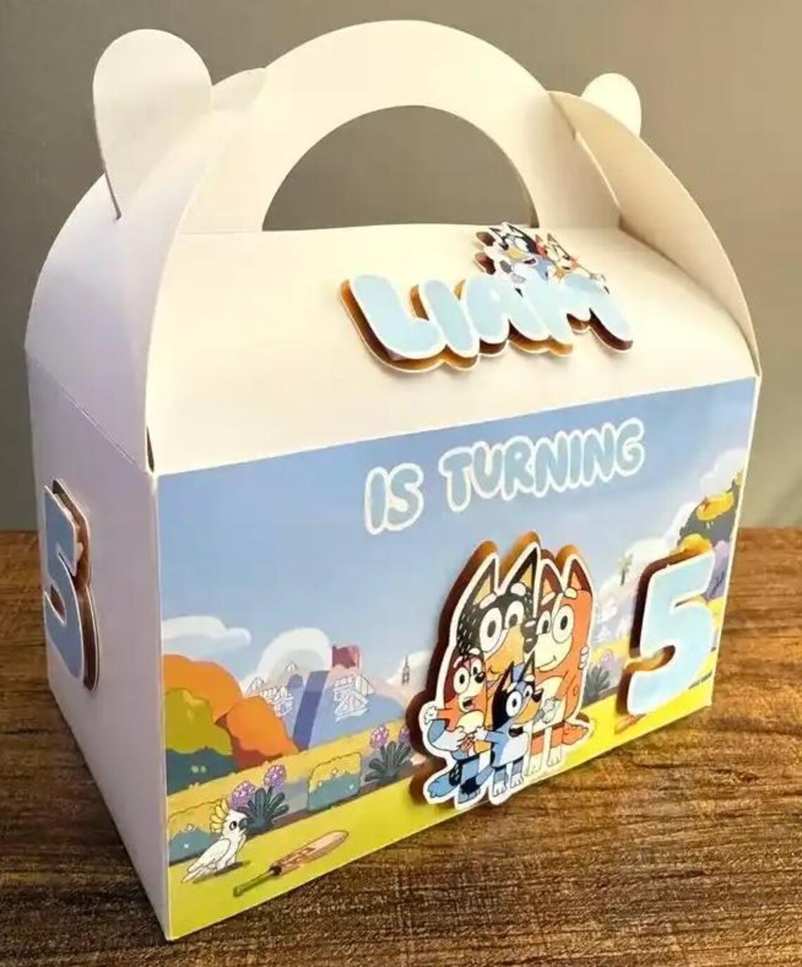 Bluey Birthday Favor Boxes - Etsy