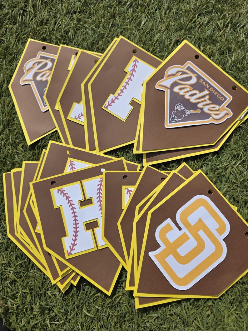 Custom San Diego Padres Birthday Banner - Etsy