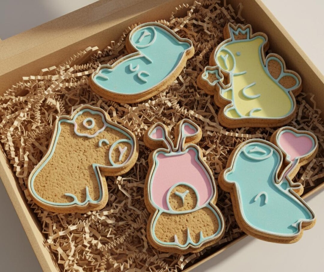 Capybara Cookie Cutter Set | 3D Printed Animal Shapes, Set of Animal - Etsy