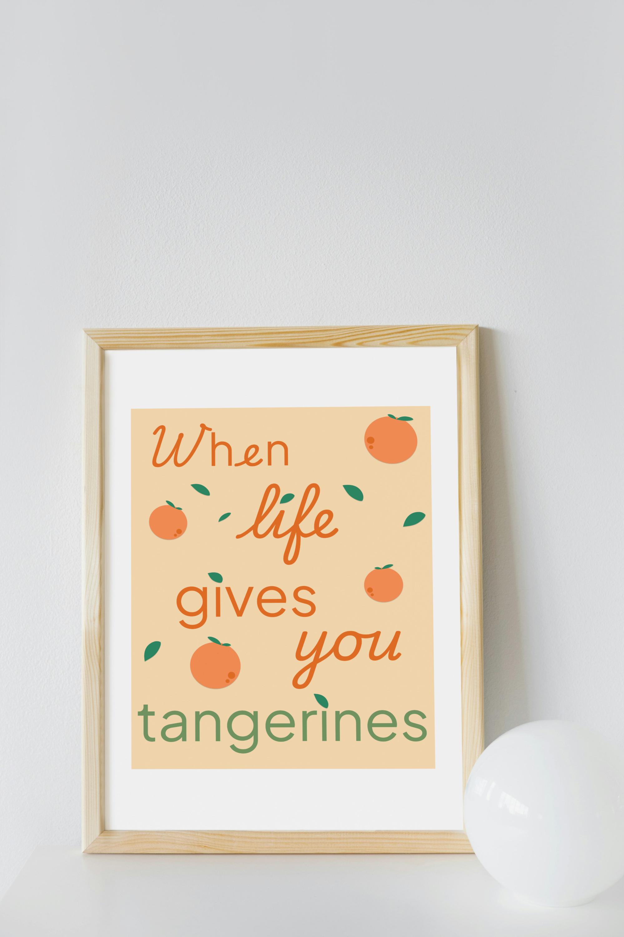 When Life Gives You Tangerines - Digital Prints (5:4) - Etsy