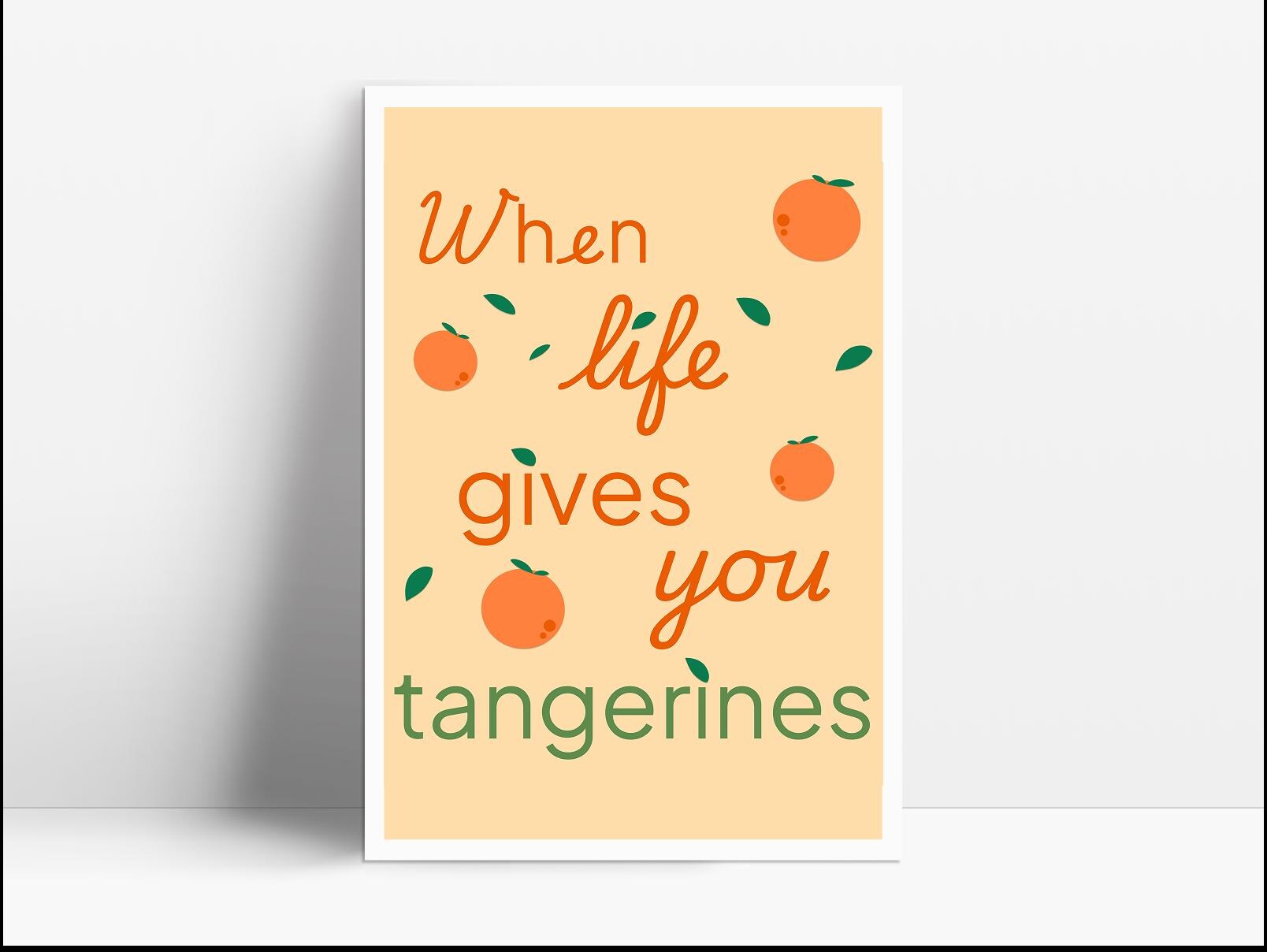 When Life Gives You Tangerines - Digital Prints (5:4) - Etsy