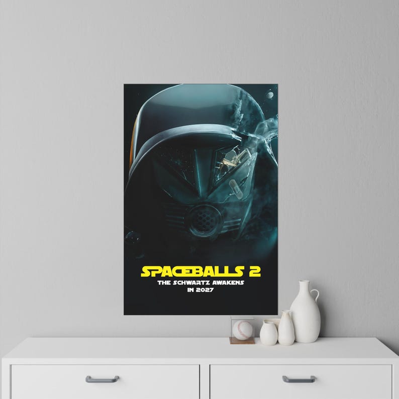 Spaceballs 2 the Schwartz Awakens Removable Wall Decal Sci-fi Parody ...