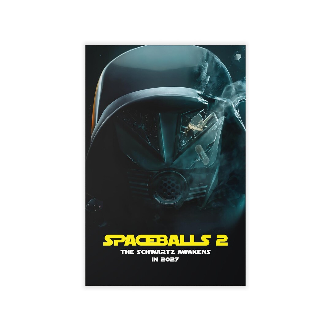 Spaceballs 2 the Schwartz Awakens Removable Wall Decal Sci-fi Parody ...