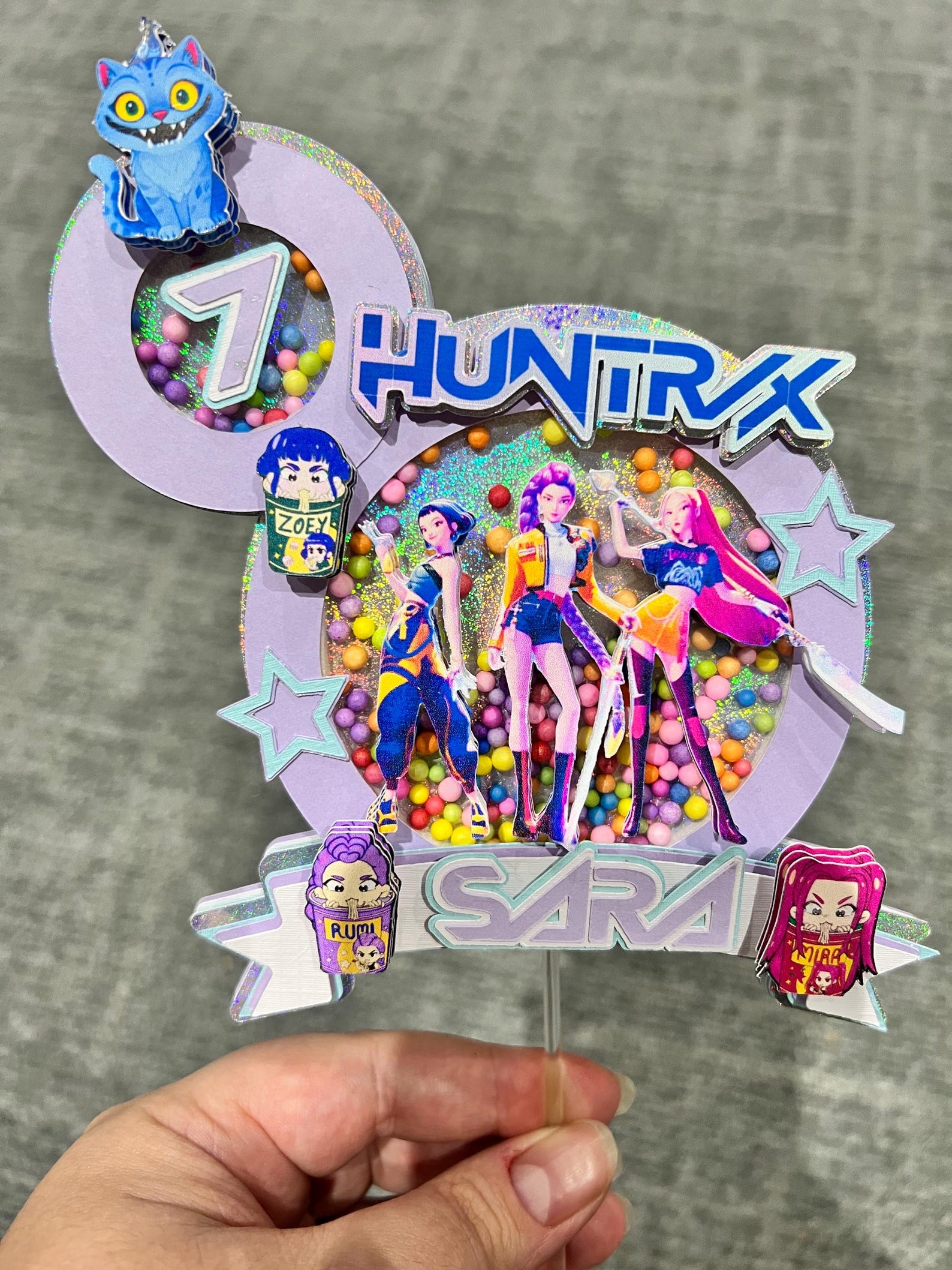 K-pop Demon Hunters Cake Topper - Etsy