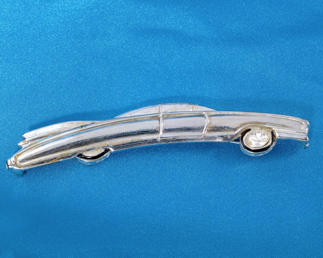 Vintage Bob Mackie Cadillac Car Rhinestone Brooch Pin - Etsy