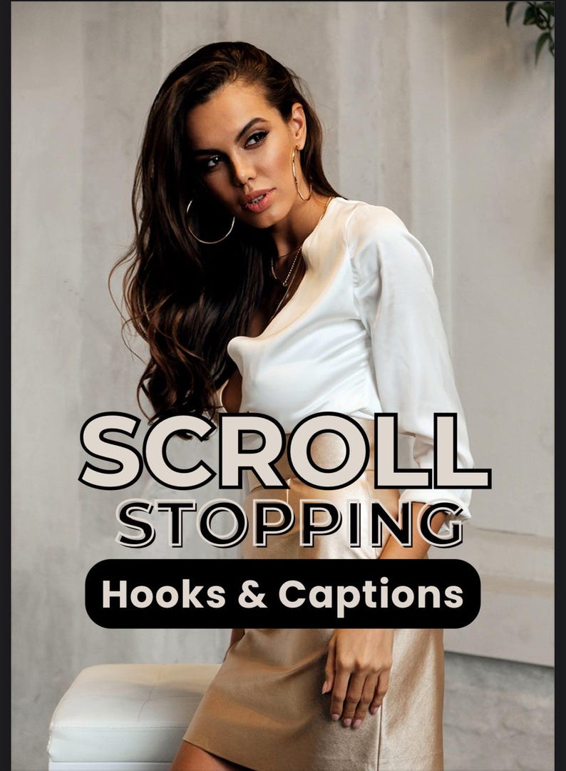 SCROLL-STOPPING Hooks & Captions Guide - Etsy Canada