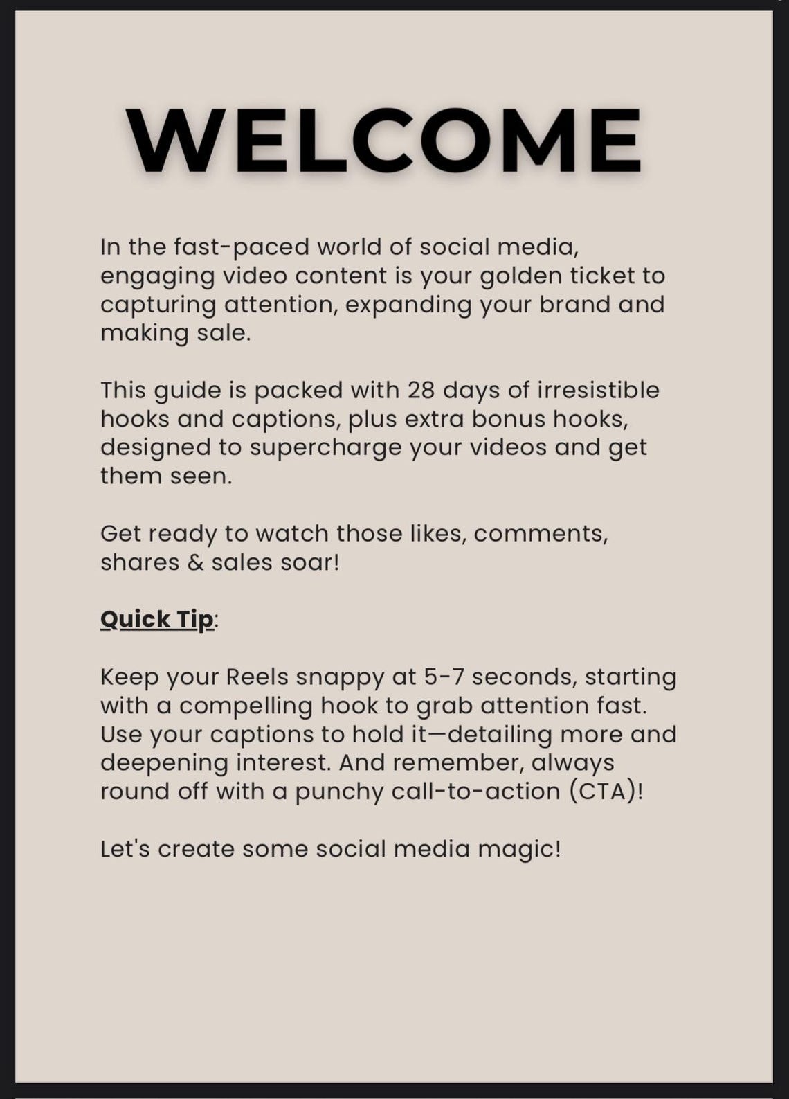 SCROLL-STOPPING Hooks & Captions Guide - Etsy Canada