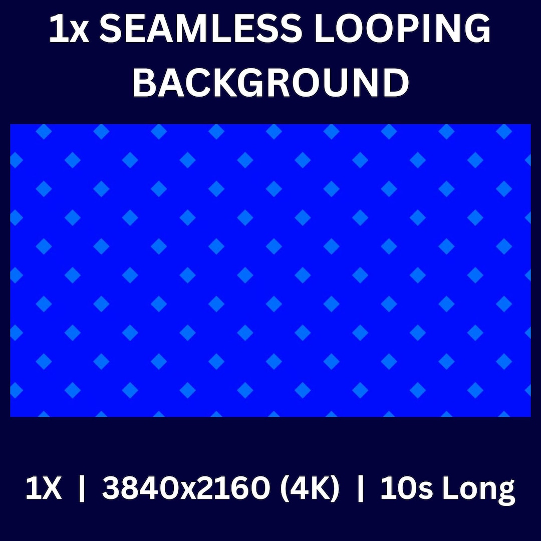 Blue Seamless Looping Animated Background Twitch Stream Vtuber Backdrop ...