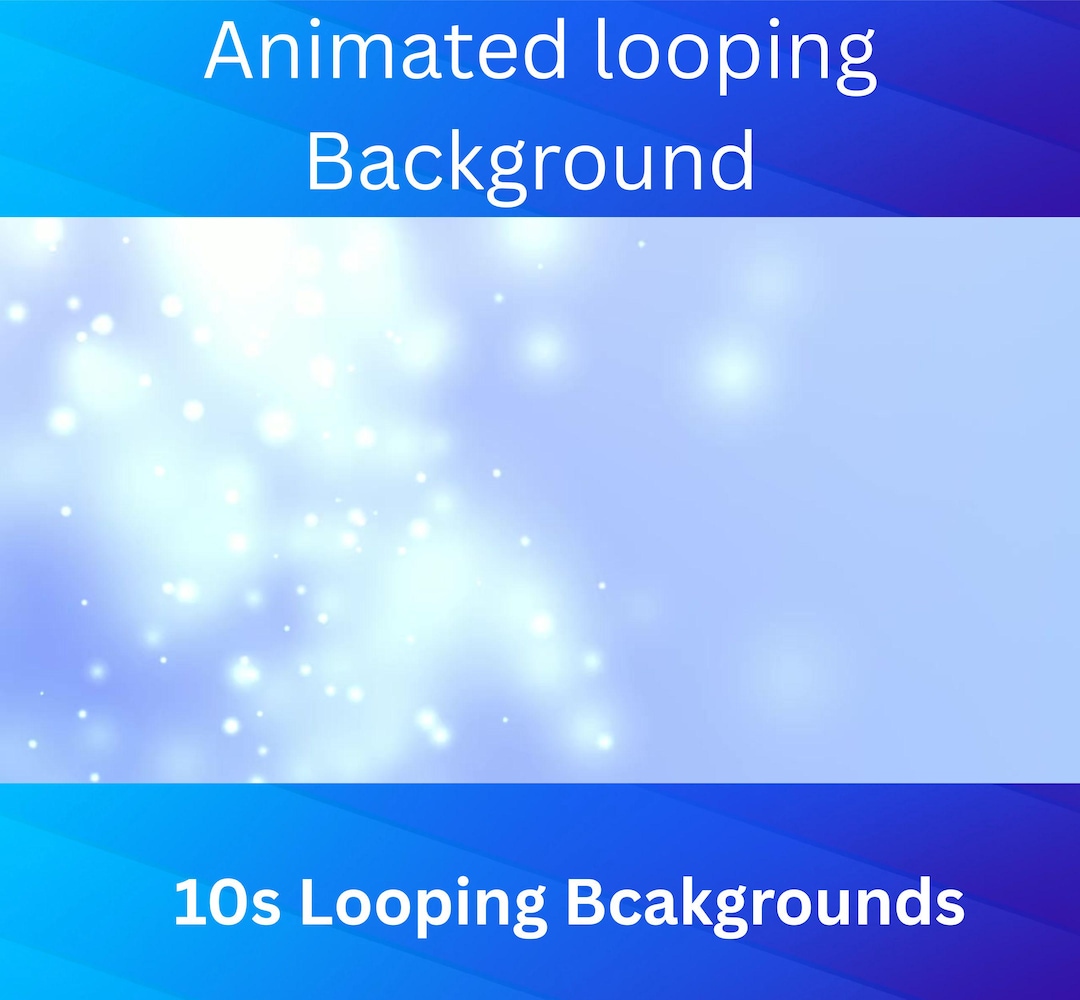 5x Bokeh Lights Animated Background Loop: Vtuber Overlay (PDF) - Etsy