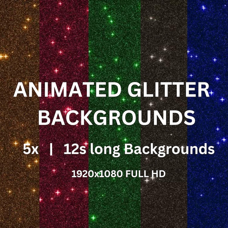 Gold Glitter Animated - Etsy UK