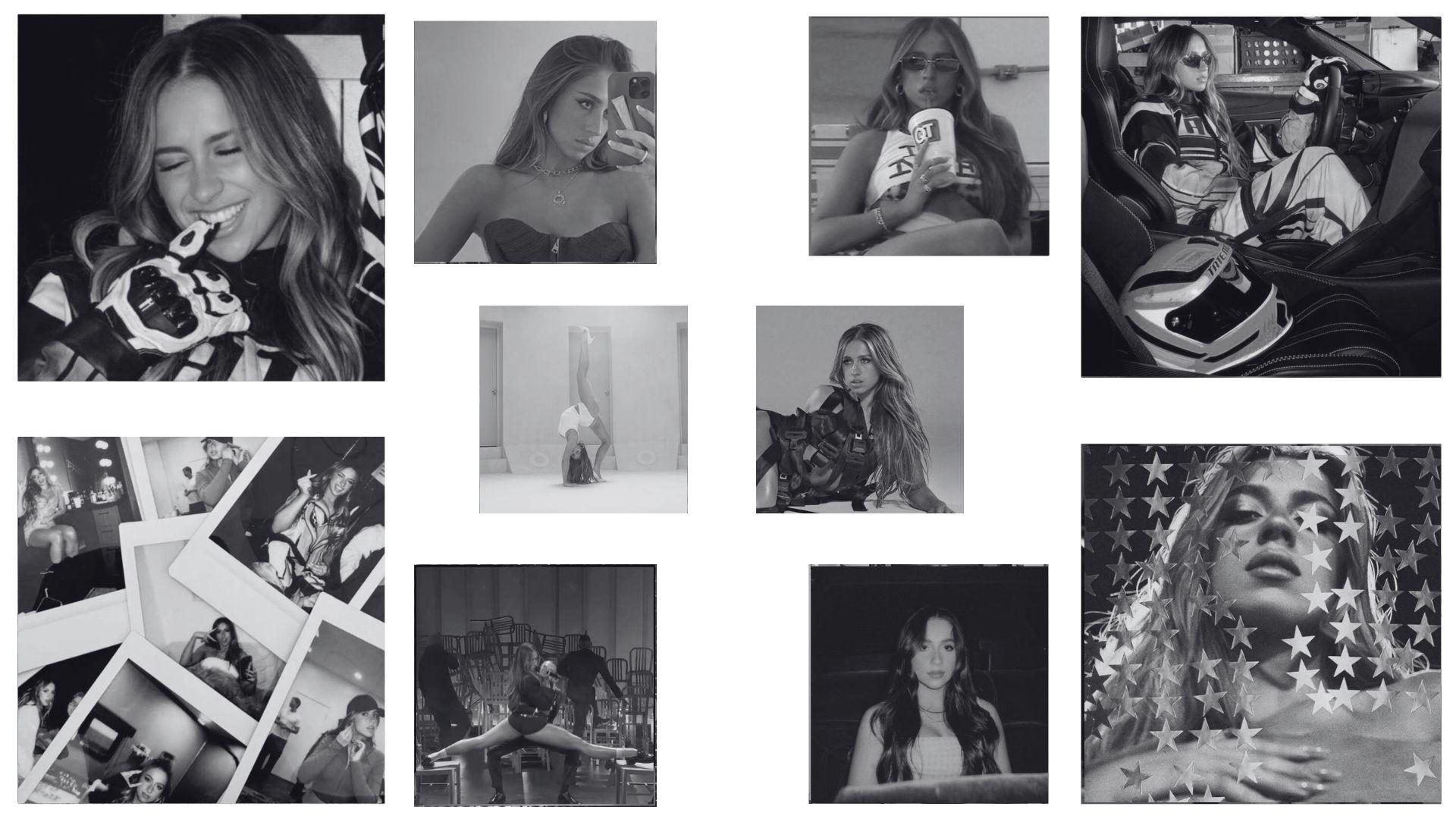 50 PCS Tate Mcrae Wall Collage Kit, Printable Photos, Black and White ...