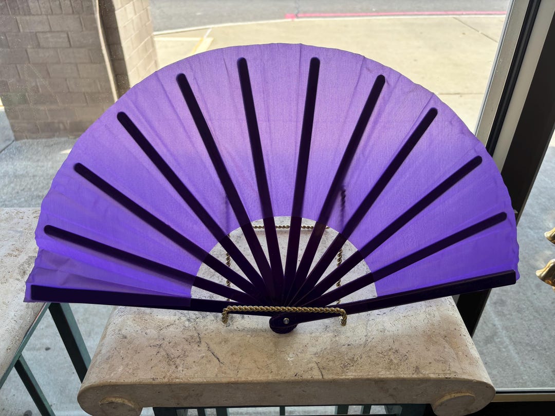 Purple Clack Fan - Etsy