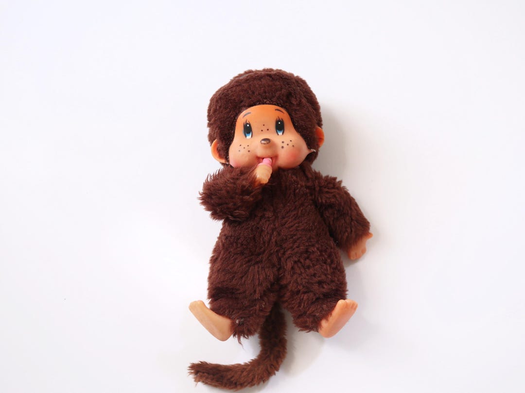 Vintage 1970s Monchhichi Doll, Sekiguchi, Brown Plush Monkey Toy - Etsy