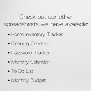 Moving Box Inventory Excel Spreadsheet, Organized Moving, Home ...