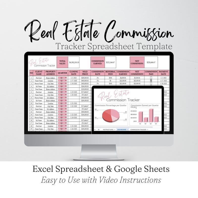 Commission Tracker Google - Etsy