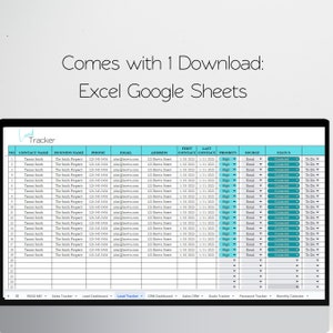 Sales Planner Template Excel Spreadsheet, Sales Management Template Excel Spreadsheet, Google ...