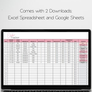 Business Planner Excel, Business Expense Tracker Google Sheets ...