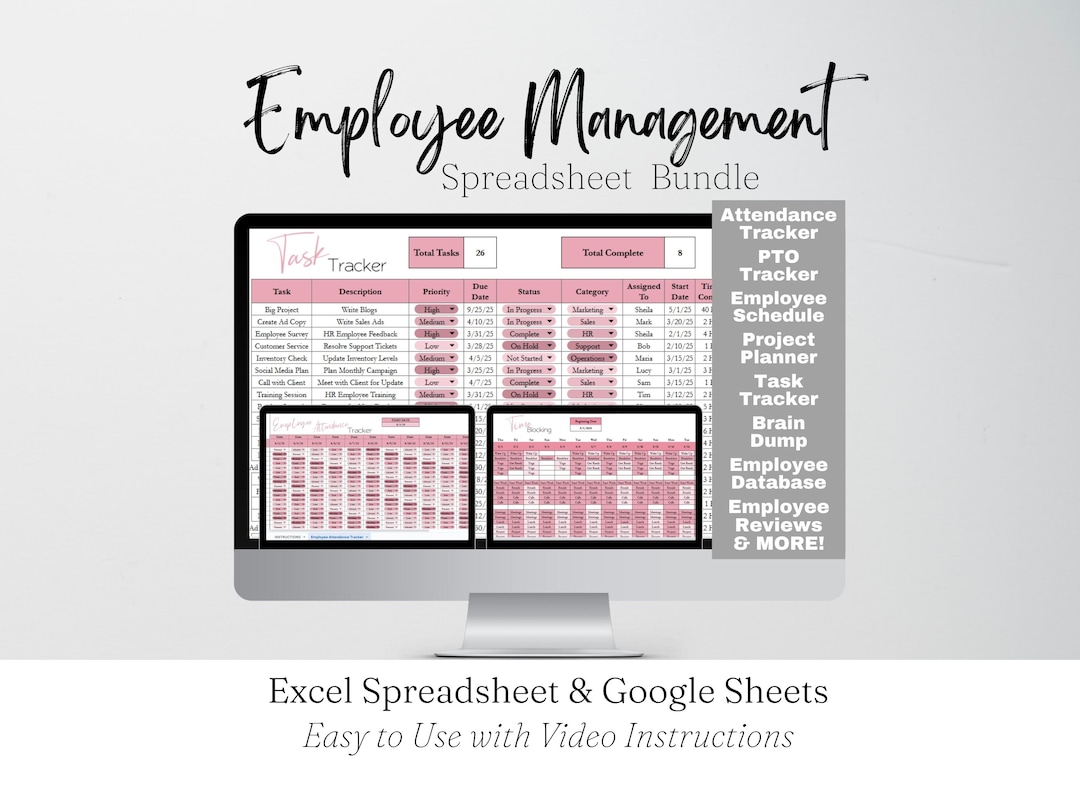 Employee Management, Business Management Planner, Staff Management ...