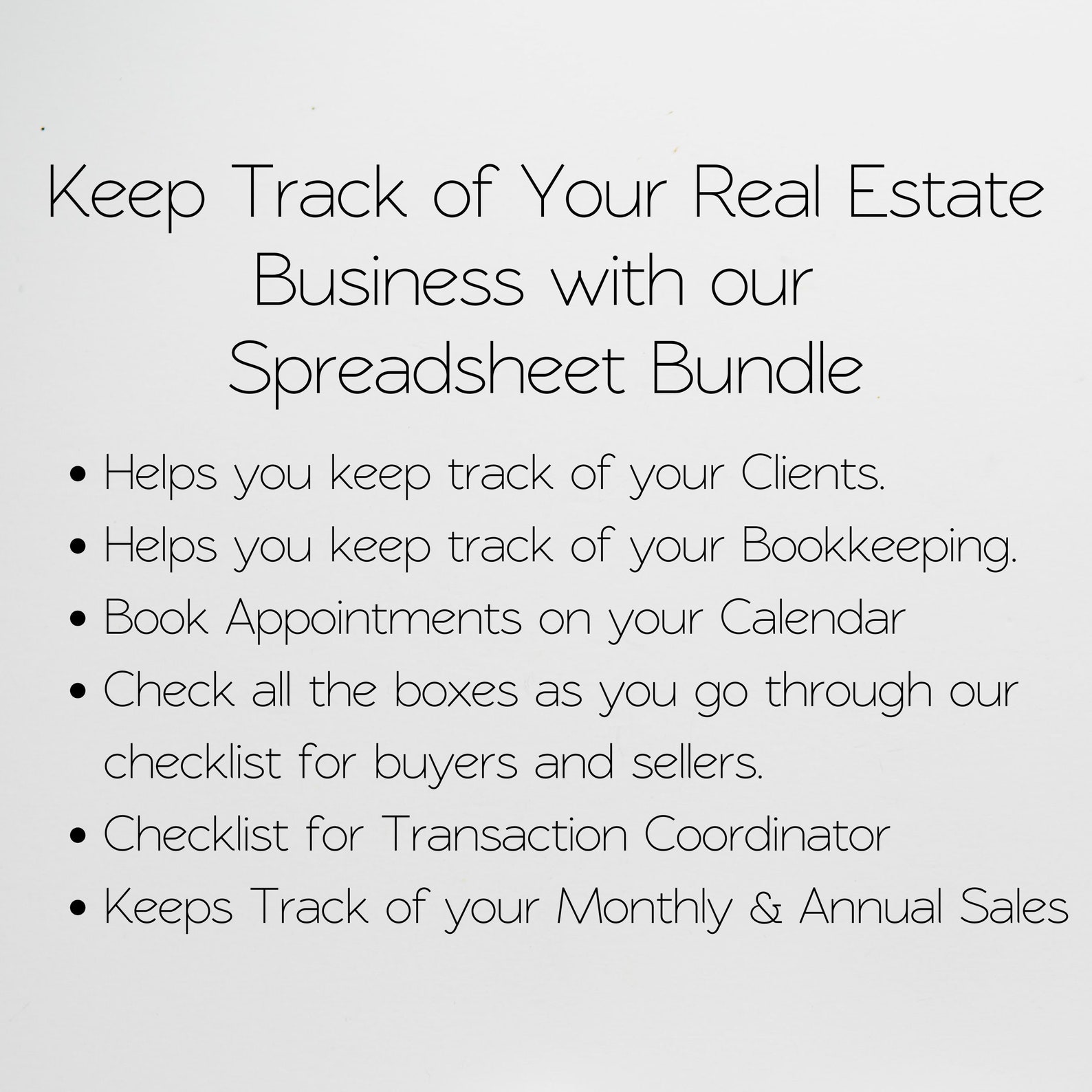 Ultimate Real Estate Business Management Spreadsheet Bundle, Real ...