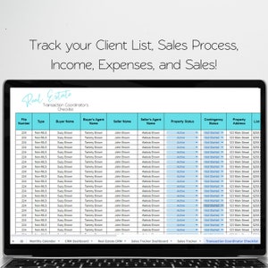 Real Estate Management Template Bundle, Transaction Checklist ...