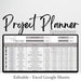 Bucket List Template Excel Spreadsheet, Bucket List Journal, Bucket ...