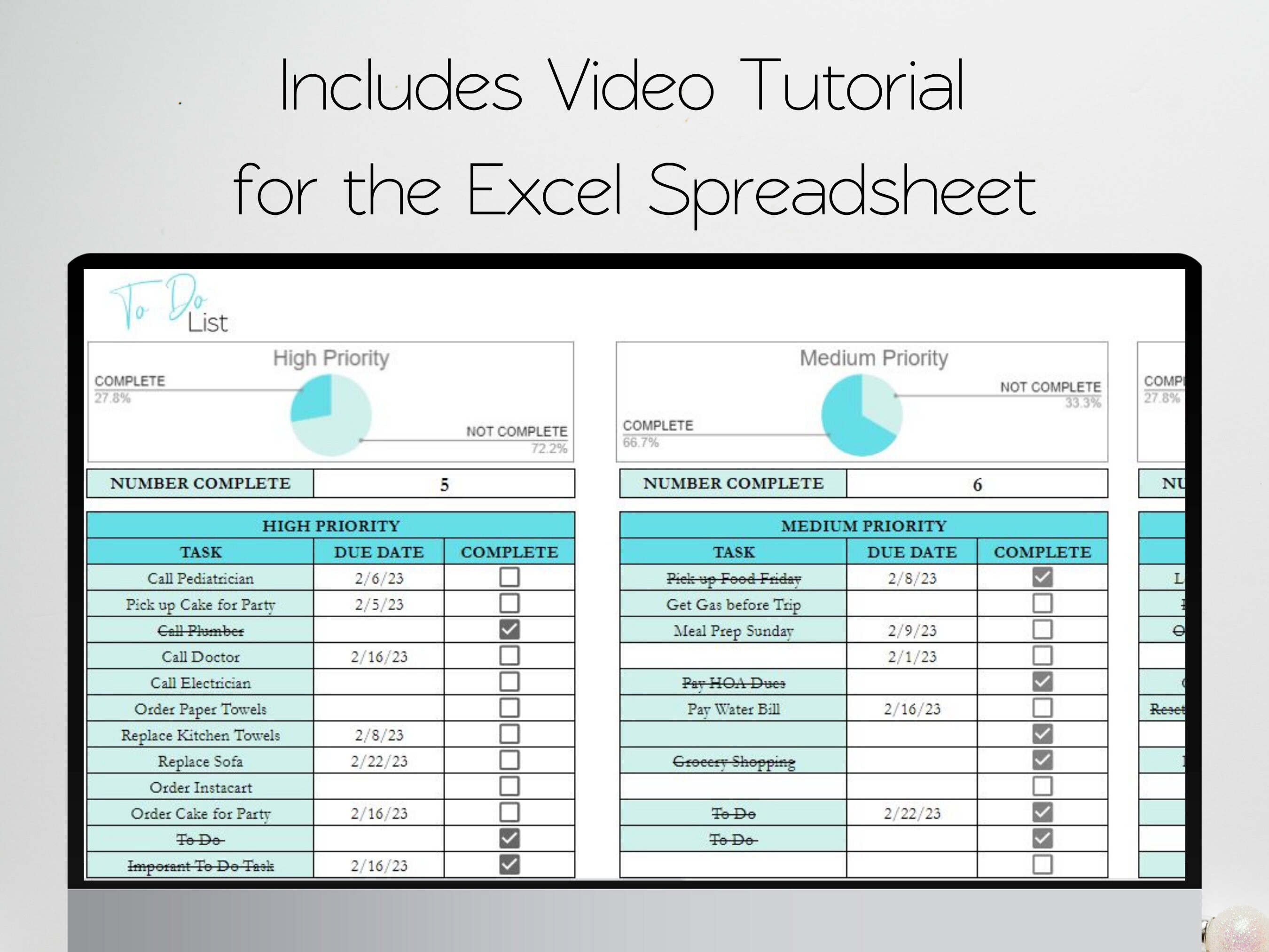 Life Planner Digital Template Google Sheets ADHD Digital - Etsy