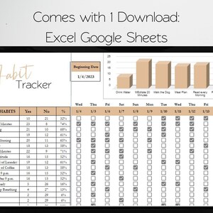 Life Planner Digital Template Google Sheets, Digital Life Planner, Life ...