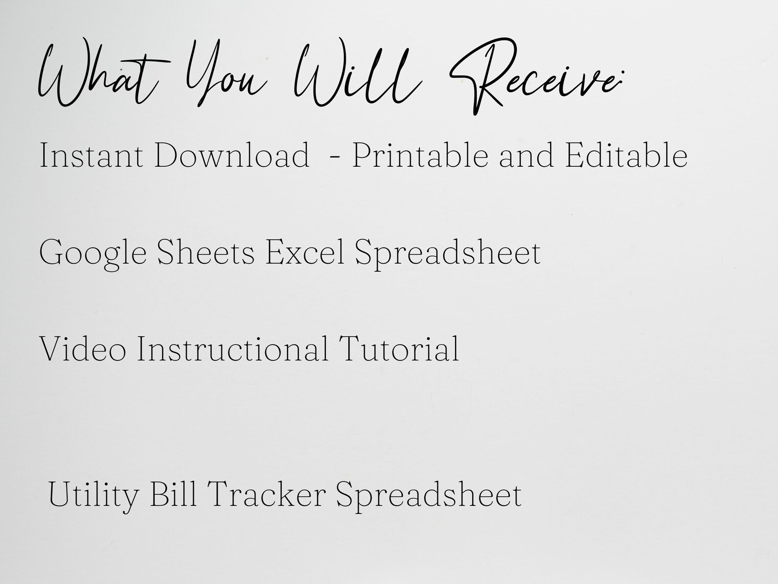 Utility Bill Tracker Excel Spreadsheet, Utilities Tracker Google Sheets ...
