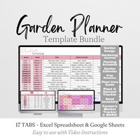 Garden Planner Printable, Gardening Organizer PDF – DOWNLOAD - Etsy