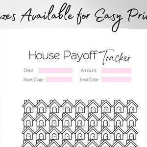 House Pay off Tracker, House Payoff Tracker, House Payment Tracker ...