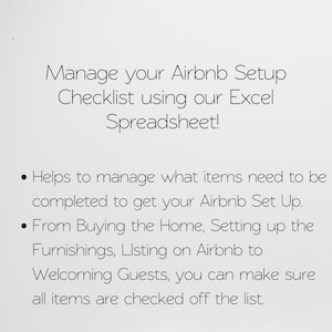 Set up Checklist Template, Setup Guide for Short Term Rentals, Rental ...