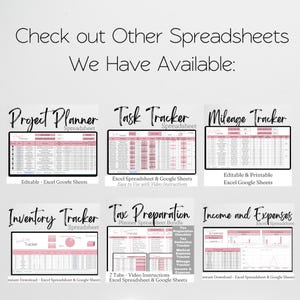 Craft Supplies Inventory Tracker Excel Spreadsheet Crafts Organization ...