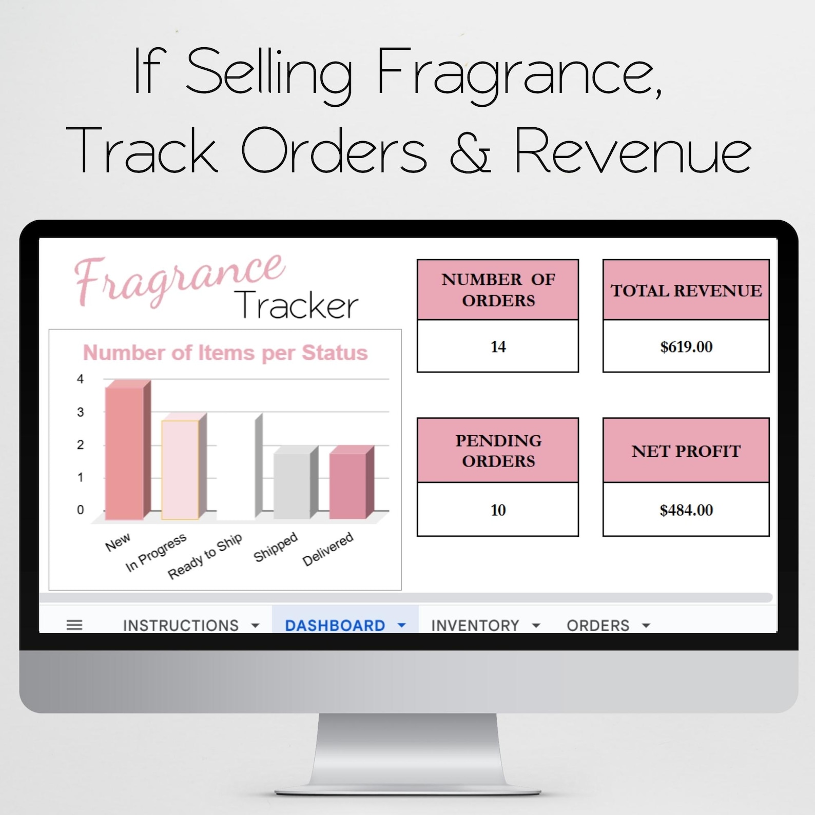 Fragrance Inventory Tracker, Perfume Organizer Google Sheets, Fragrance ...