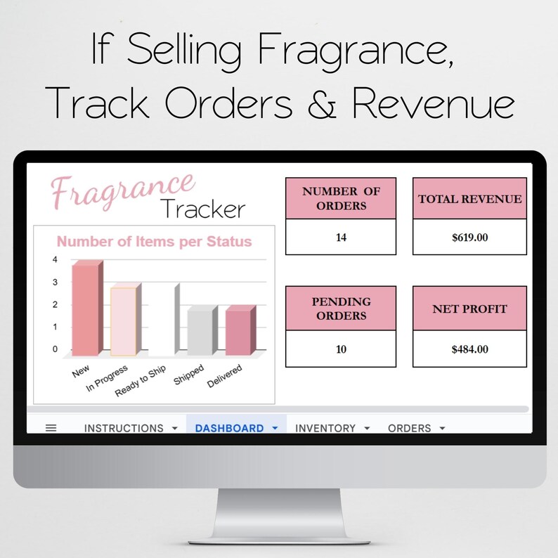 Fragrance Inventory Tracker, Perfume Organizer Google Sheets, Fragrance ...